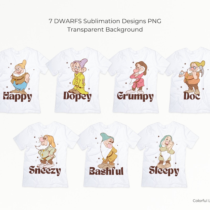 7 Dwarfs - Etsy
