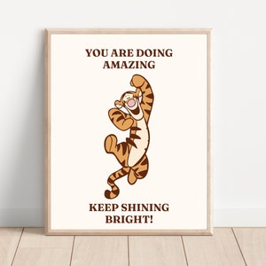 Winnie the Pooh Classroom Posters, Printable Self Love Affirmation ...