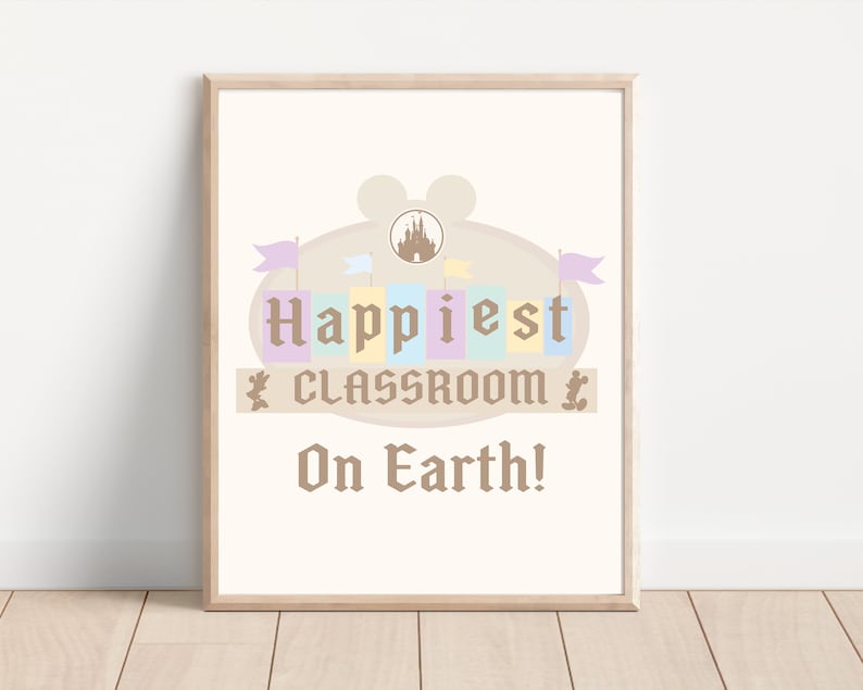 Mouse Classroom or Kids Room Decor Posters Both Versions Included ...