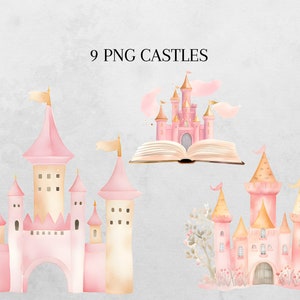 Watercolor Castlesclipart, Princess Carriage Clipart, Royal Carriage ...