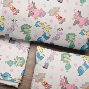 Inside Out Digital Paper Pattern, Emotions Seamless Patterns Digital ...