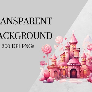 Watercolor Candy Clipart PNG, Sweet Bakery Food Clipart, Candyland ...