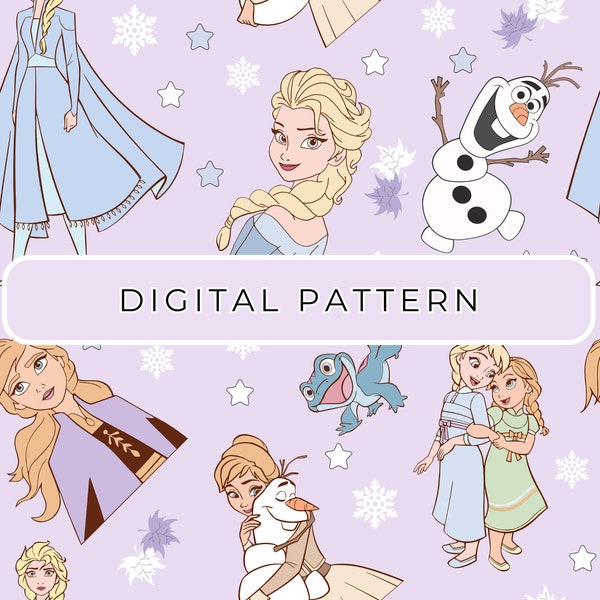 Frozen Fabric - Etsy