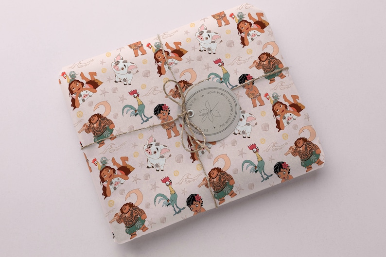 Moana Digital Paper Pattern Theme, Moana Seamless Patterns Digital ...