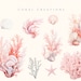 Watercolor Under the Sea Coral Sea Clip Art Bundle, Sea Coral Starfish ...