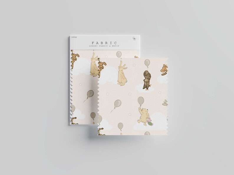 Winnie the Pooh Digital Paper Pattern, Minimal Winnie Seamless Pattern ...
