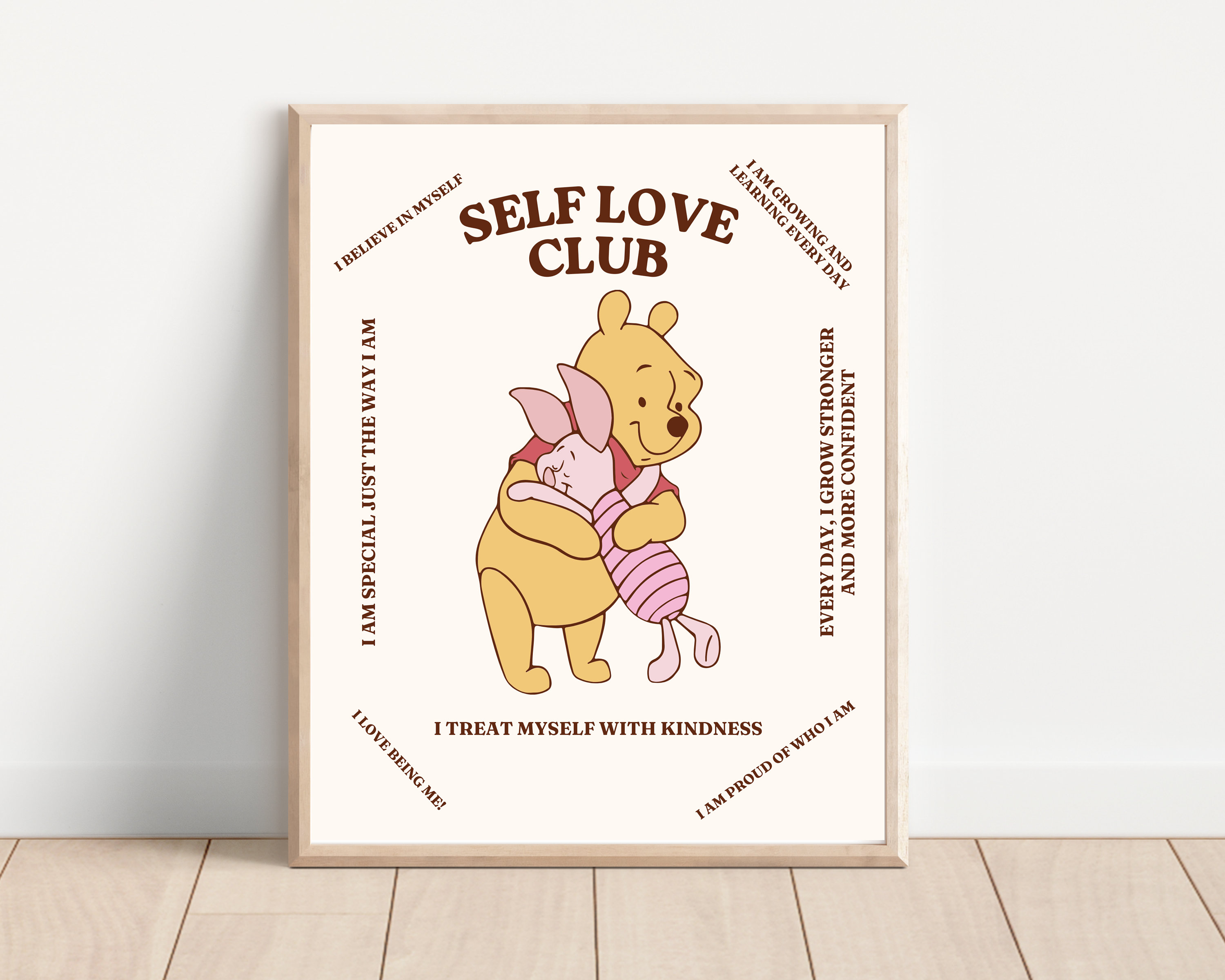 Winnie the Pooh Classroom Posters, Printable Self Love Affirmation ...