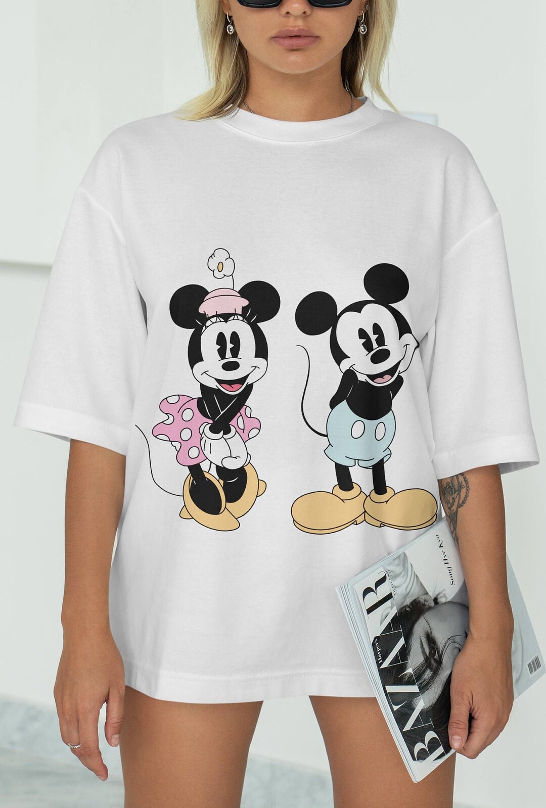 Minnie and Mickey Sublimation Designs, Classic Mouse Minnie Daisy PNG ...