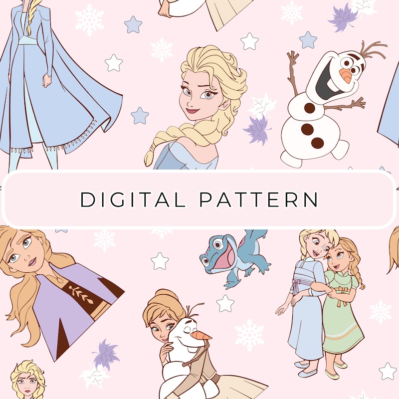 Frozen Fabric - Etsy