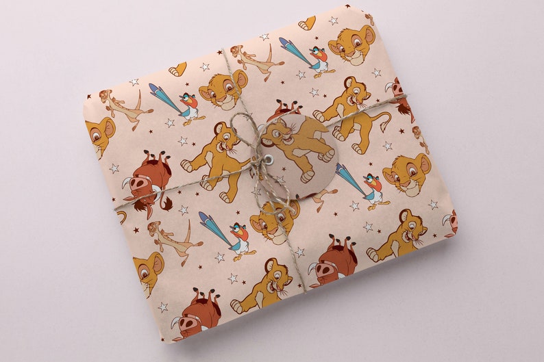 Cute Lion Digital Paper Pattern Theme, Simba Lion King Seamless File ...