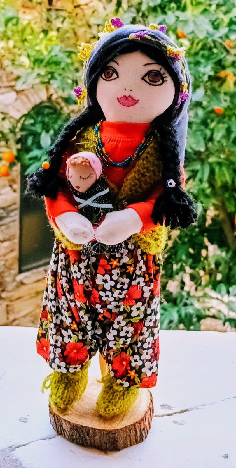 Turkish Cloth Doll in Anatolian Traditional Clothes, Ethnic Handmade ...