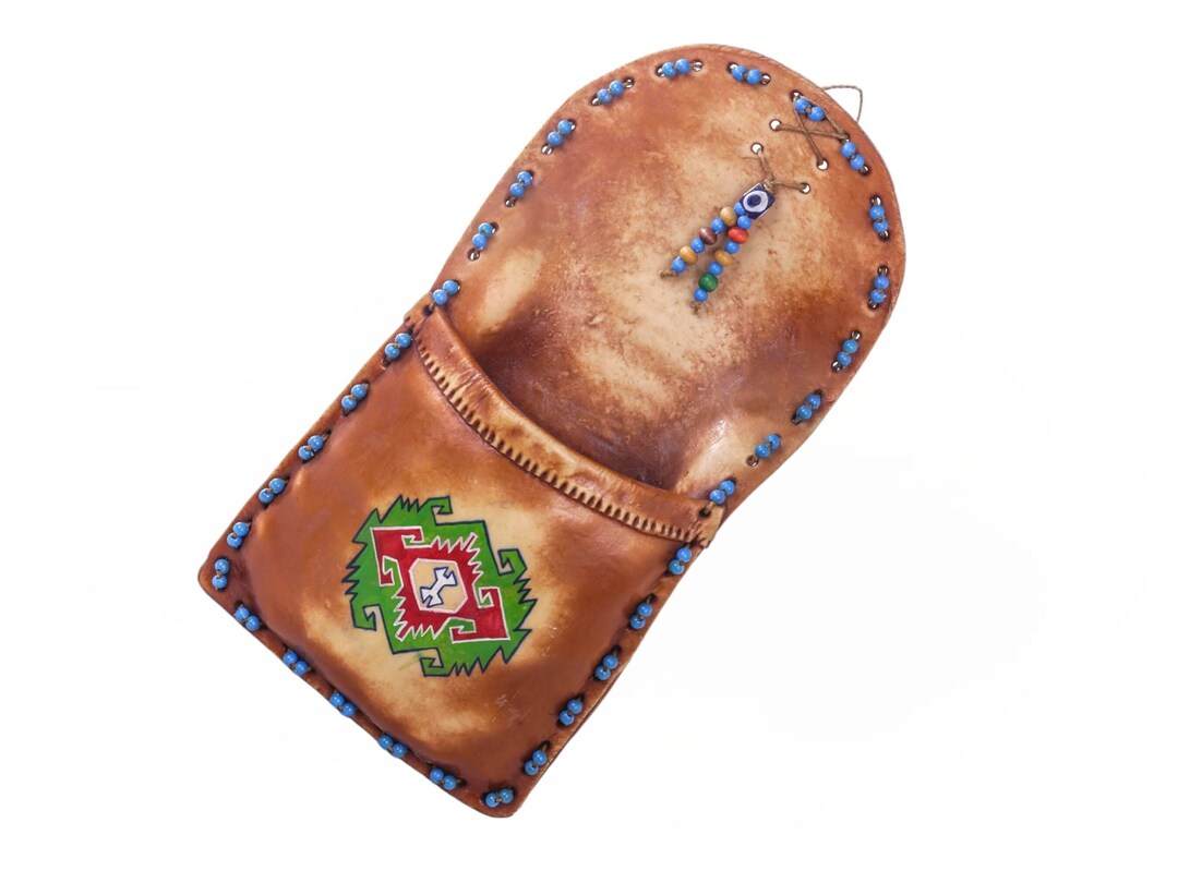 Vintage Slipper Wall Decor, Evil Eye Wall Hanging ,farmhouse Leather ...