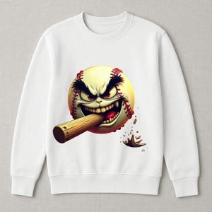 Savage Baseball PNG | Angry Ball Clipart With Broken Bat | Sports ...