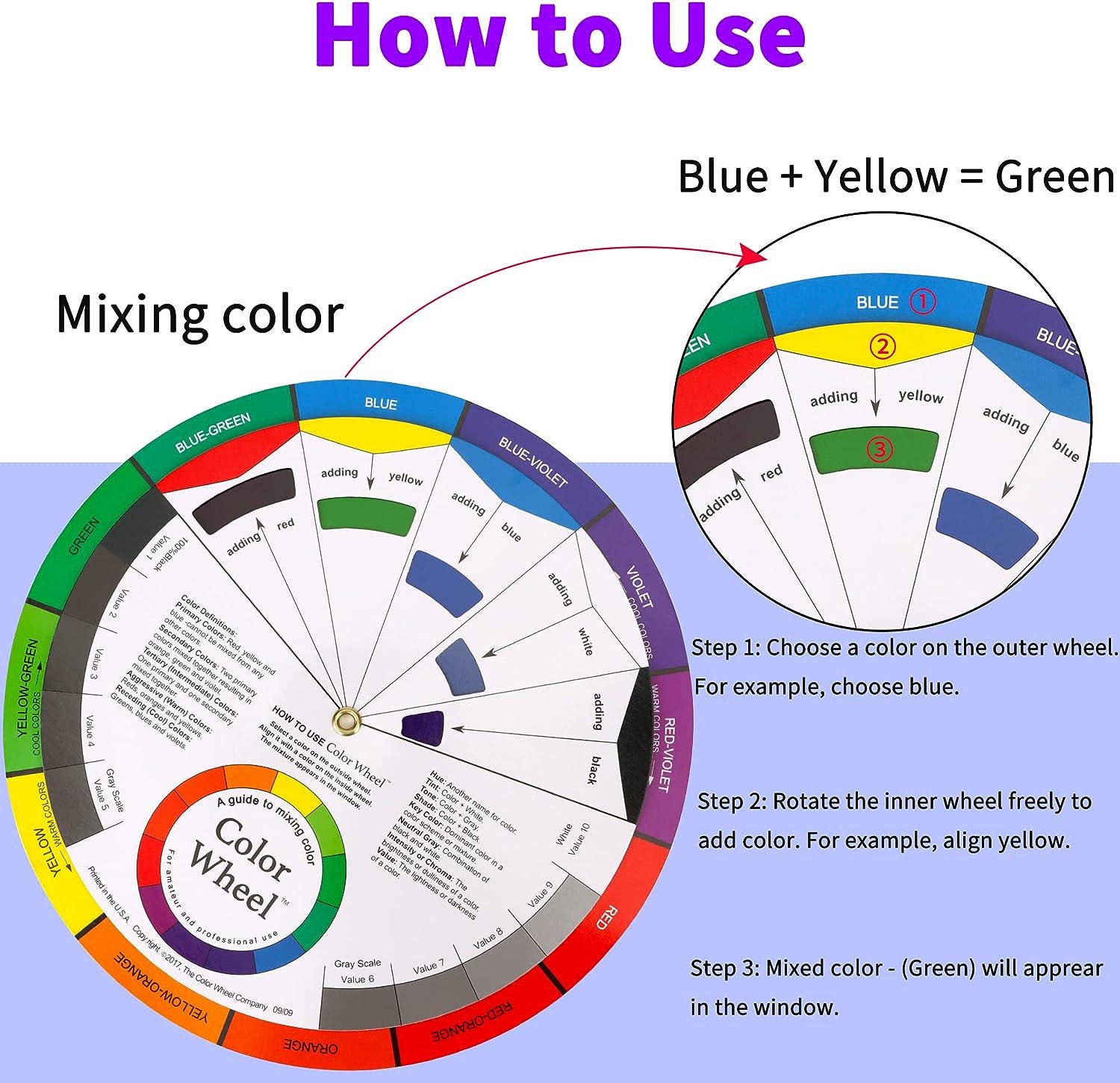 Color Wheel Color Mixing Guide Febwind Creative Color Wheel Color ...