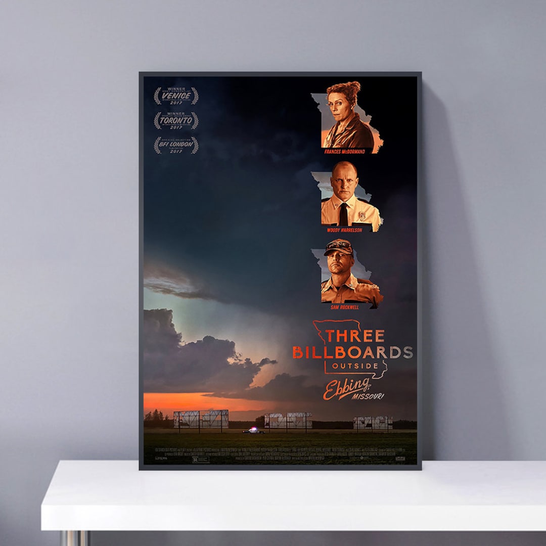 Three Billboards Outside Poster PVC Package Waterproof Canvas - Etsy