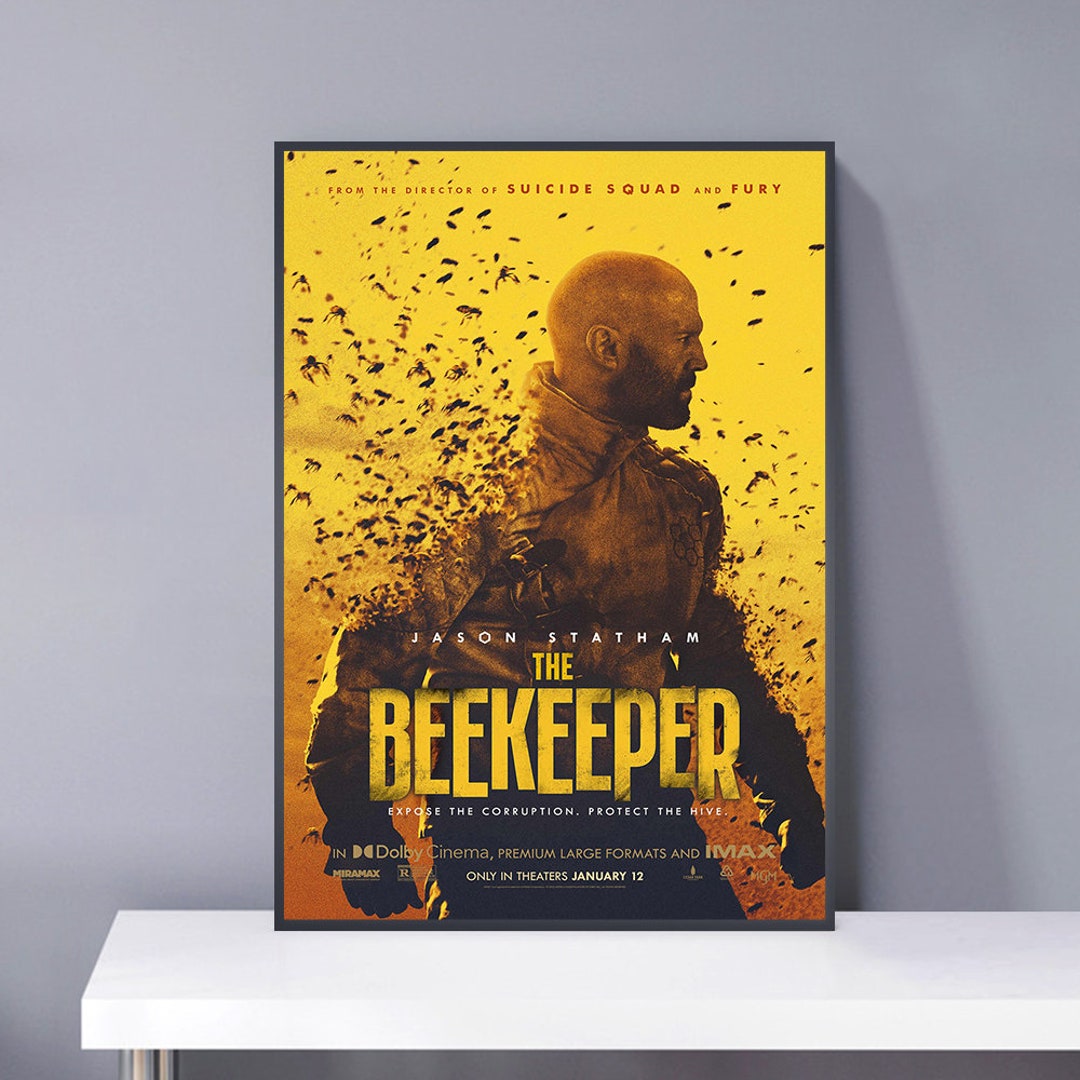 The Beekeeper 2024 Movie Poster Jason Statham Film Druck PVC Package ...