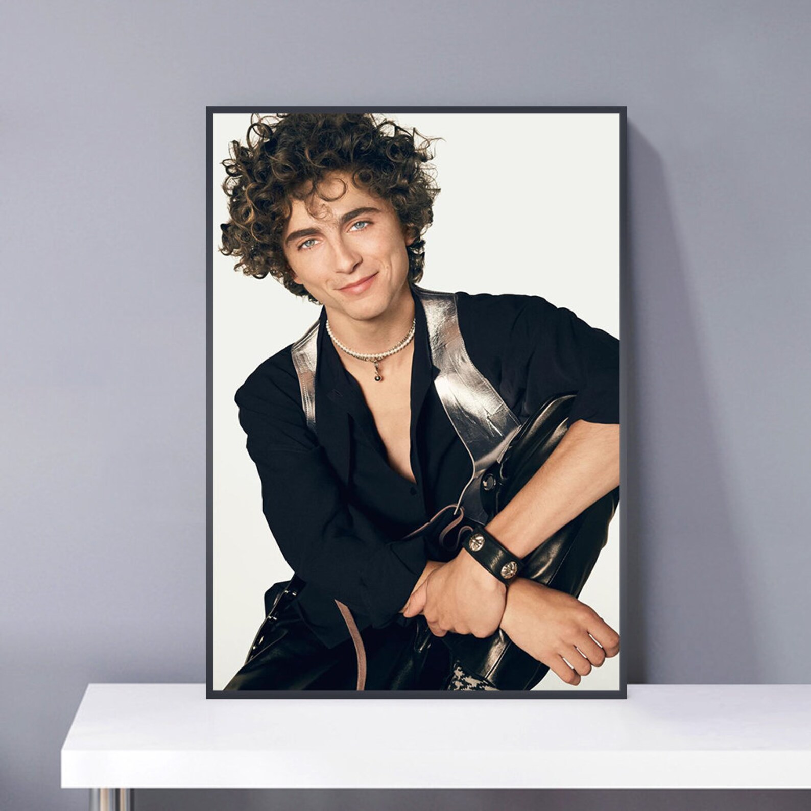 Timothee Chalamet Movie Poster PVC Package Waterproof Canvas Wall Art ...