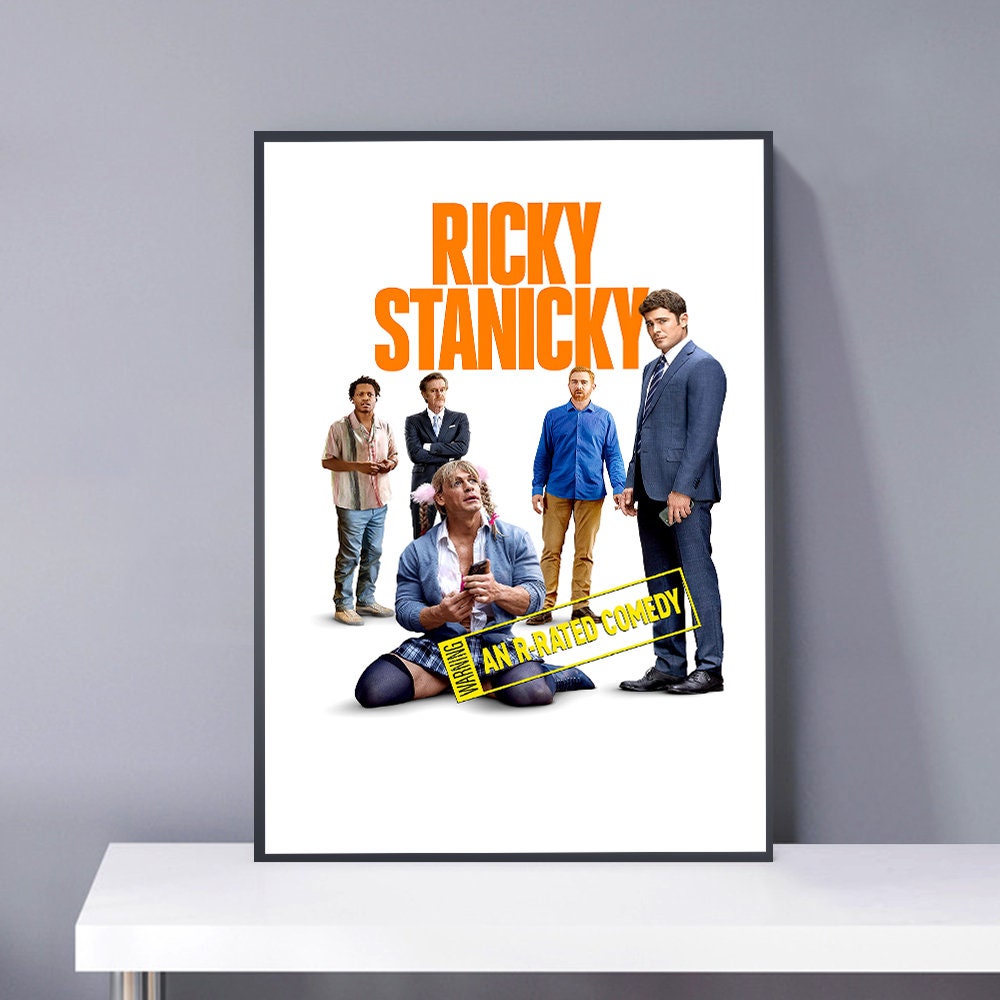 Ricky Stanicky 2024 Poster PVC Package Waterproof Canvas Wall Art Gift ...