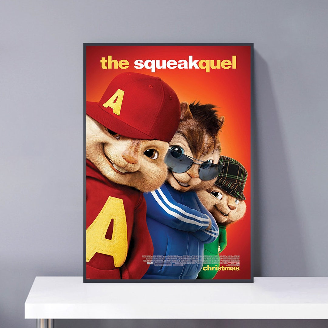 Alvin and the Chipmunks Poster PVC Package Waterproof Canvas Wall Art ...