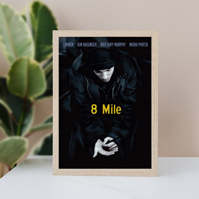 8 Mile Movie Poster PVC Package Waterproof Canvas Wall Art Gift Home ...