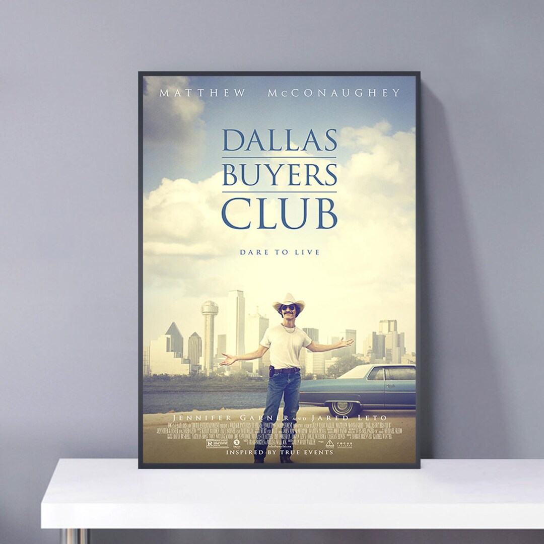 Dallas Buyers Movie Poster PVC Package Waterproof Canvas Wall - Etsy