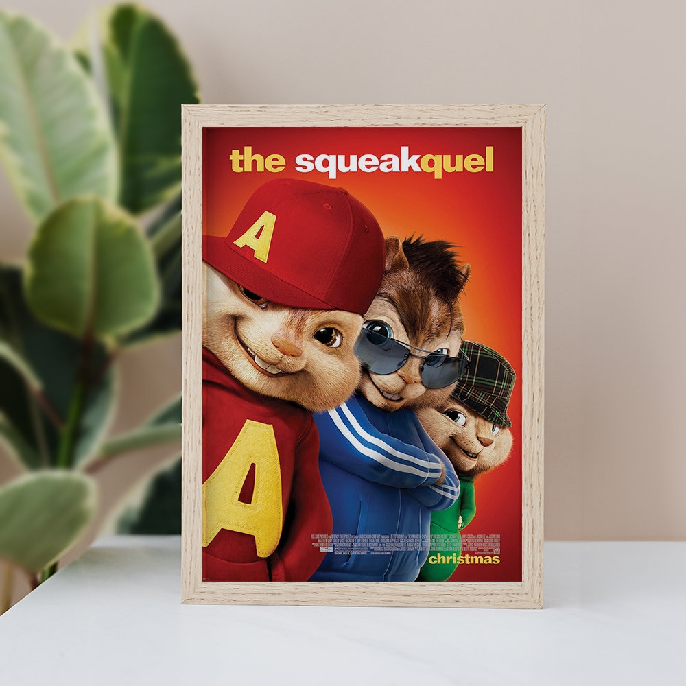 Alvin and the Chipmunks Poster PVC Package Waterproof Canvas Wall Art ...