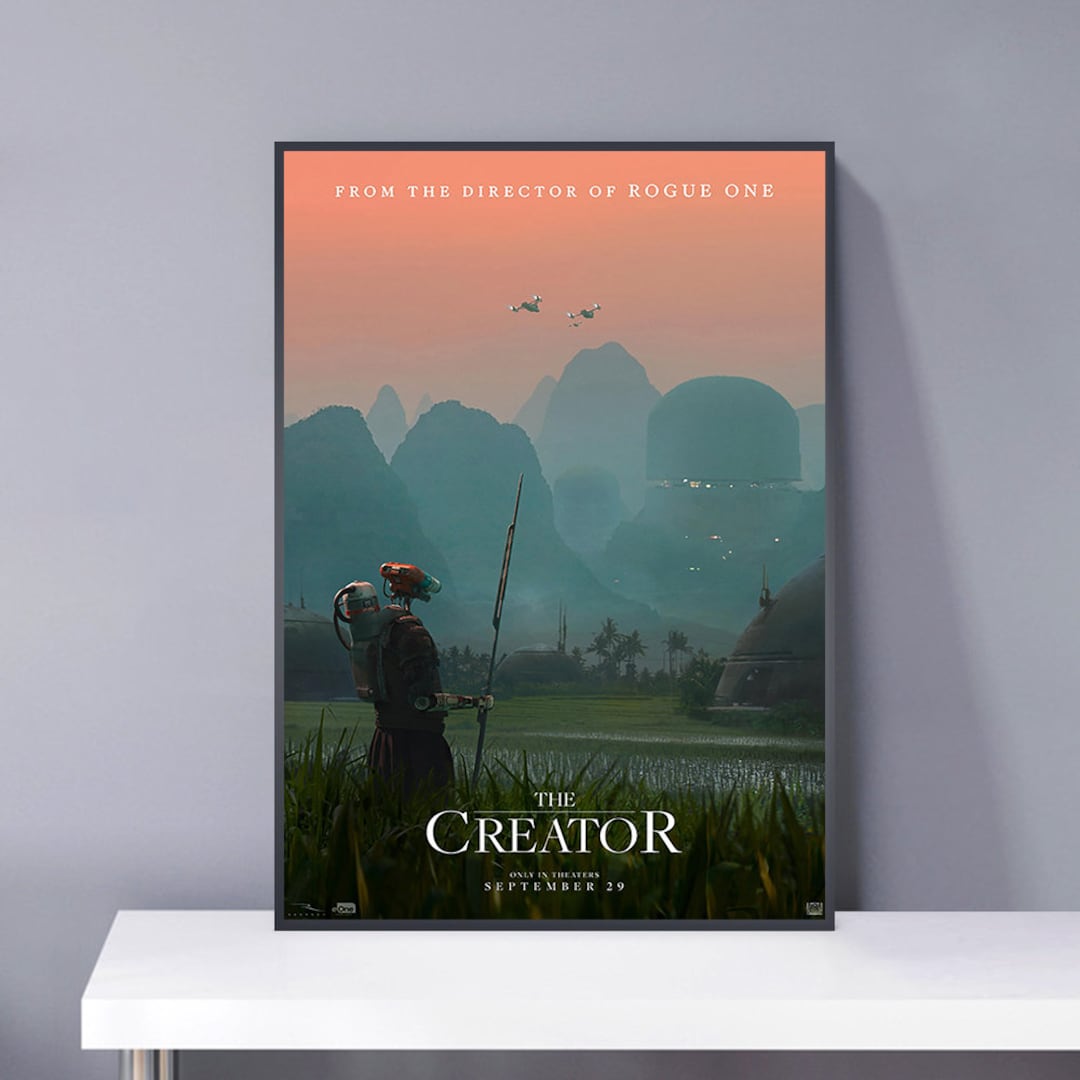 The Creator 2023 Movie Poster, PVC Package Waterproof Canvas Wall Art ...