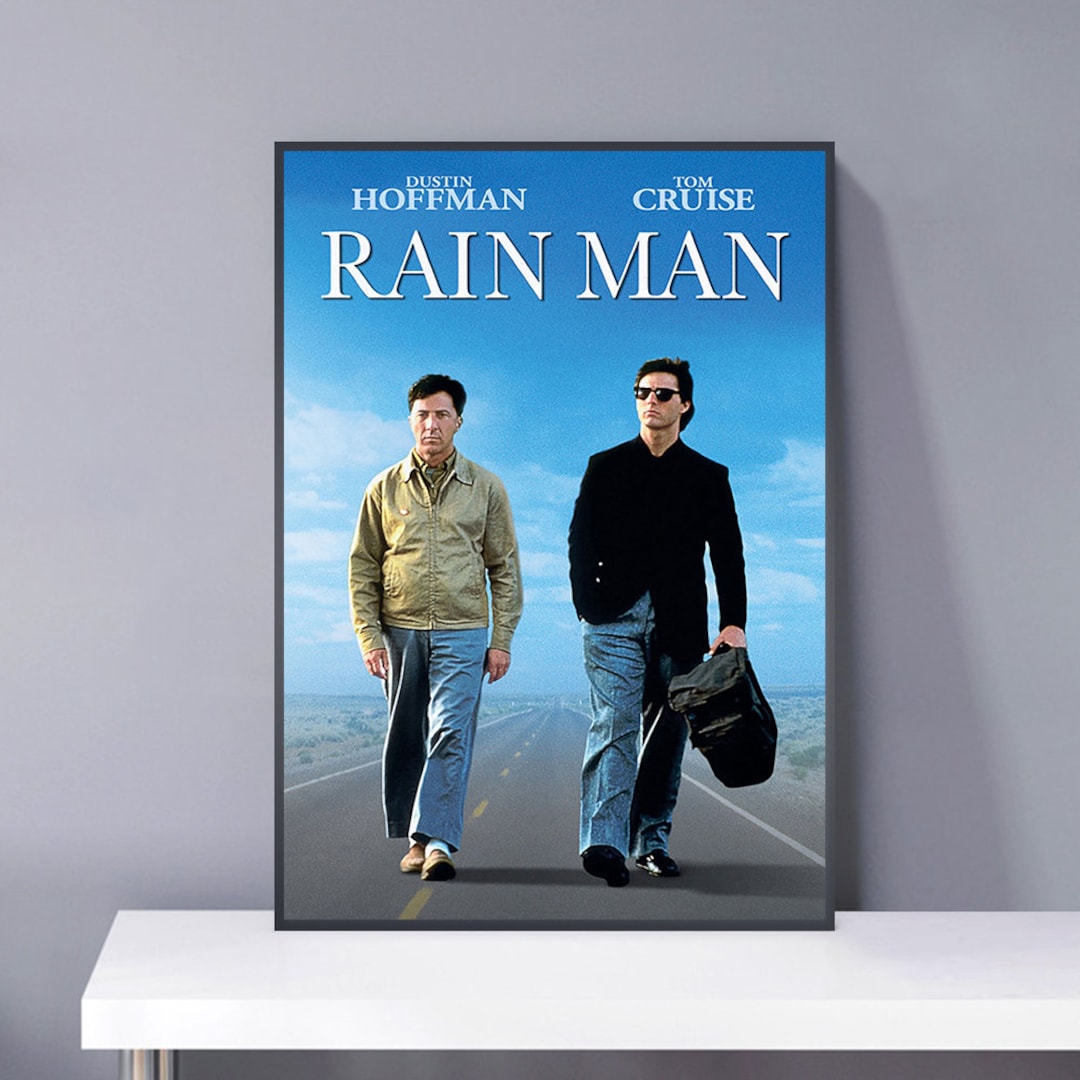 Rain Man Movie Poster, PVC Package Waterproof Canvas Wall Art Gift Home ...