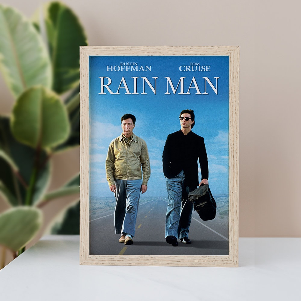 Rain Man Movie Poster, PVC Package Waterproof Canvas Wall Art Gift Home ...