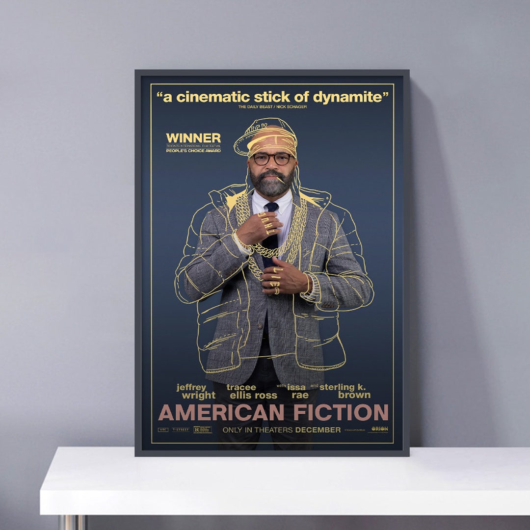 American Fiction Poster PVC Package Waterproof Canvas Wall Art Gift ...