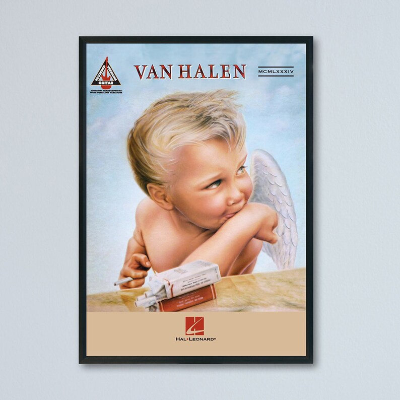 Van Halen Poster 1984 Hard Rock Band Music Cover Poster PVC Package ...