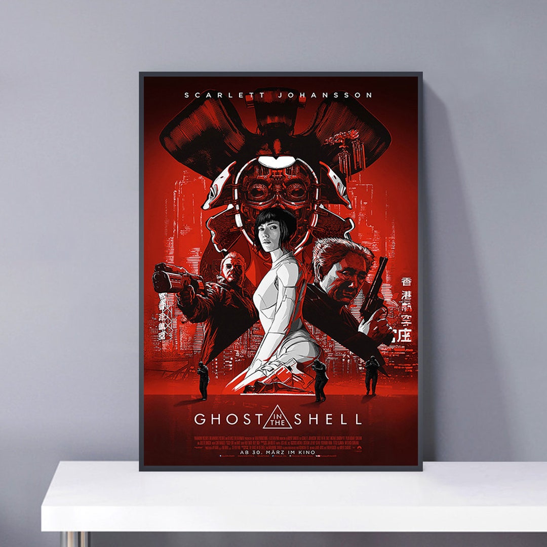 Ghost in the Shell Movie Poster Scarlett Johansson Film PVC - Etsy