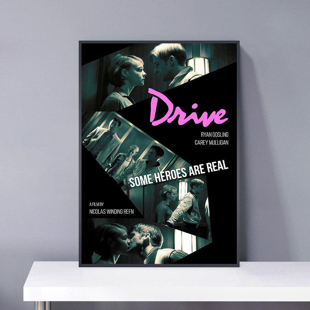 Ryan Gosling Drive Movie Poster, PVC Package Waterproof Canvas Wall Art ...