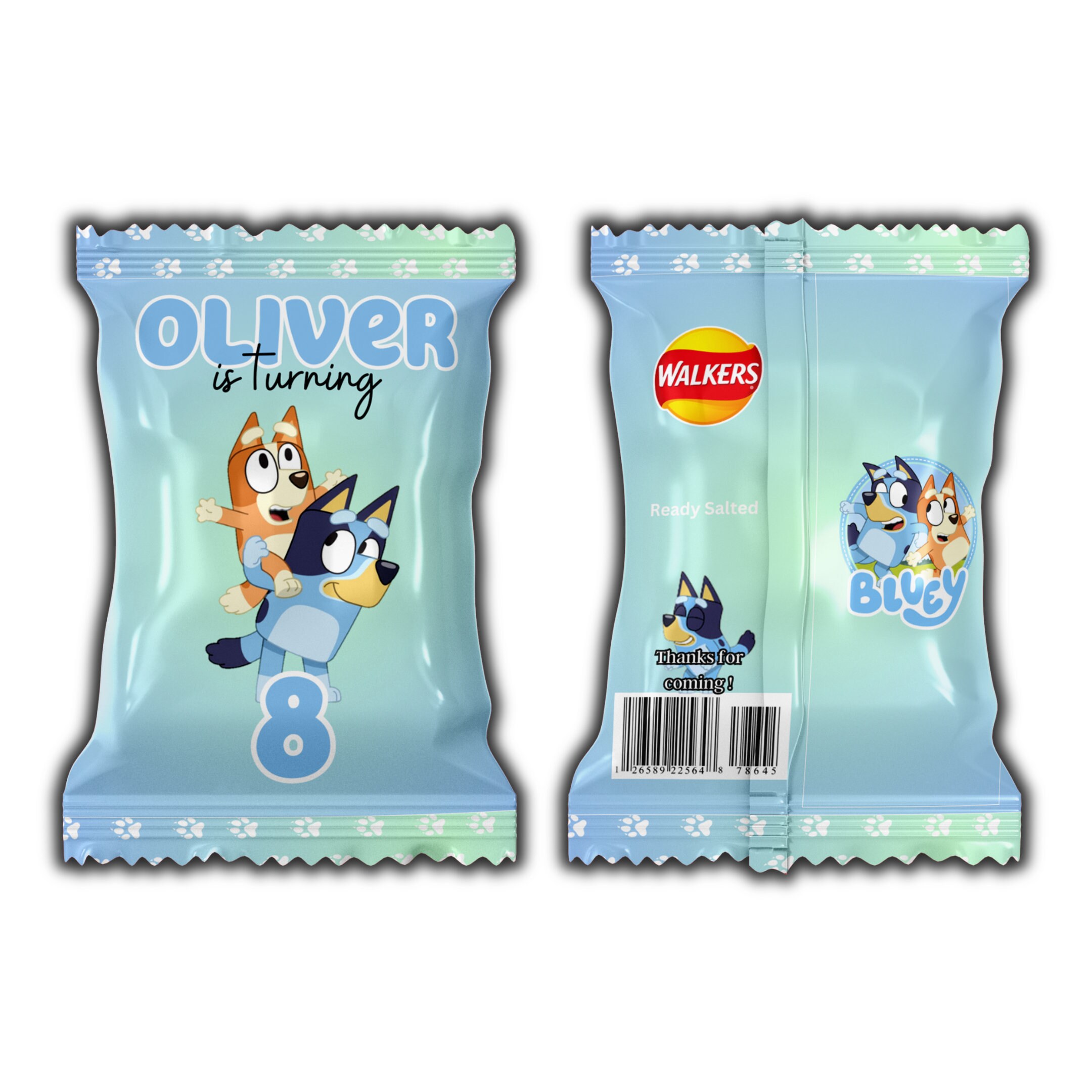 Custom Bluey Themed Crisp/chip Bags - Etsy UK