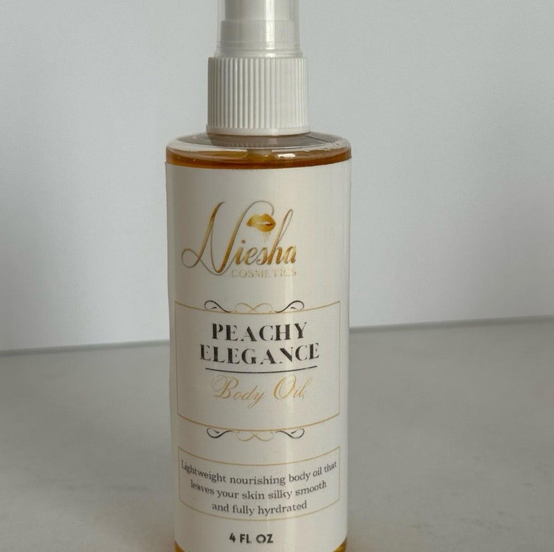 Peachy Elegance Moisturizing Body Oil - Etsy