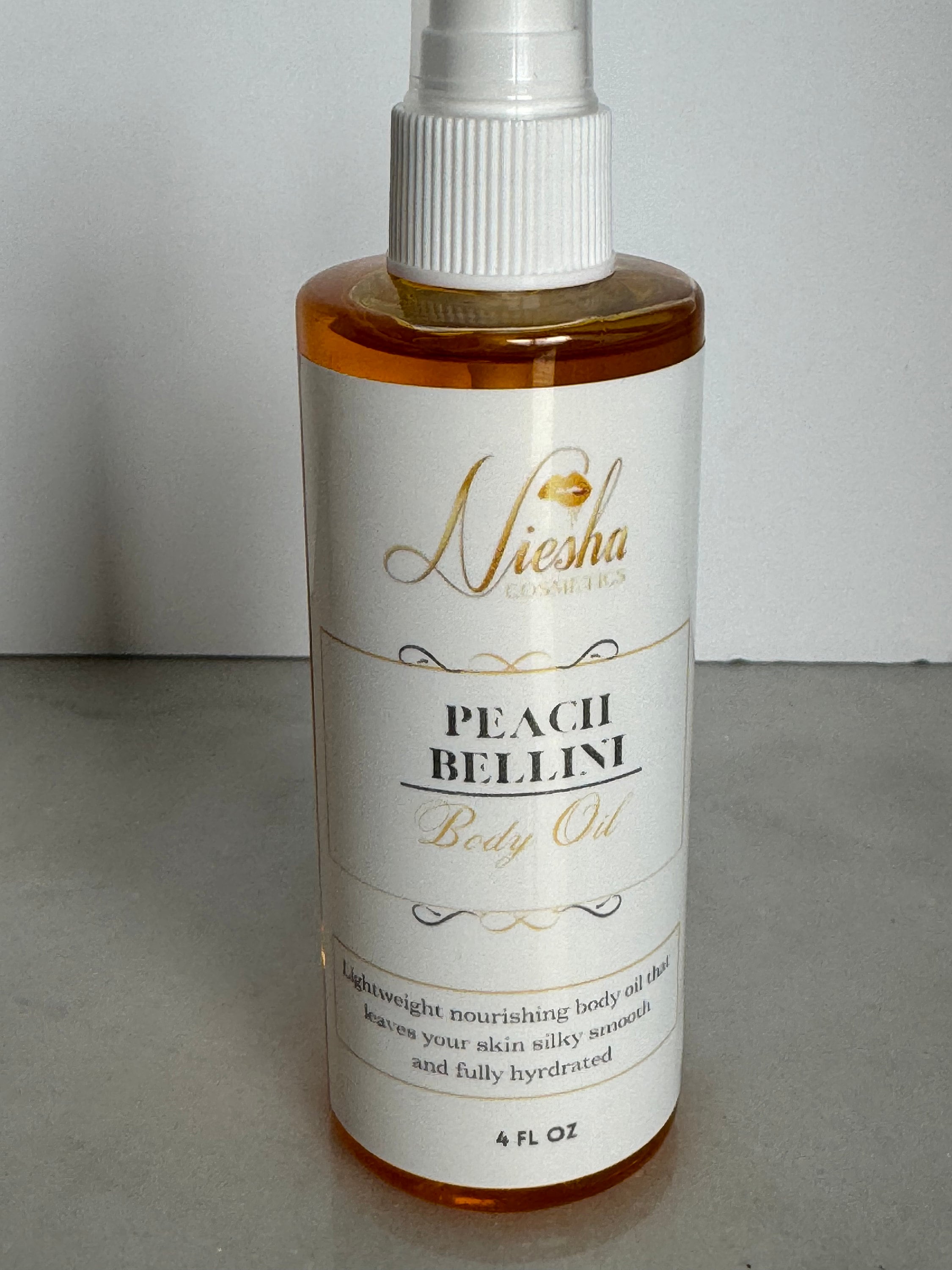 Peach Bellini Scented Body Oil - Etsy