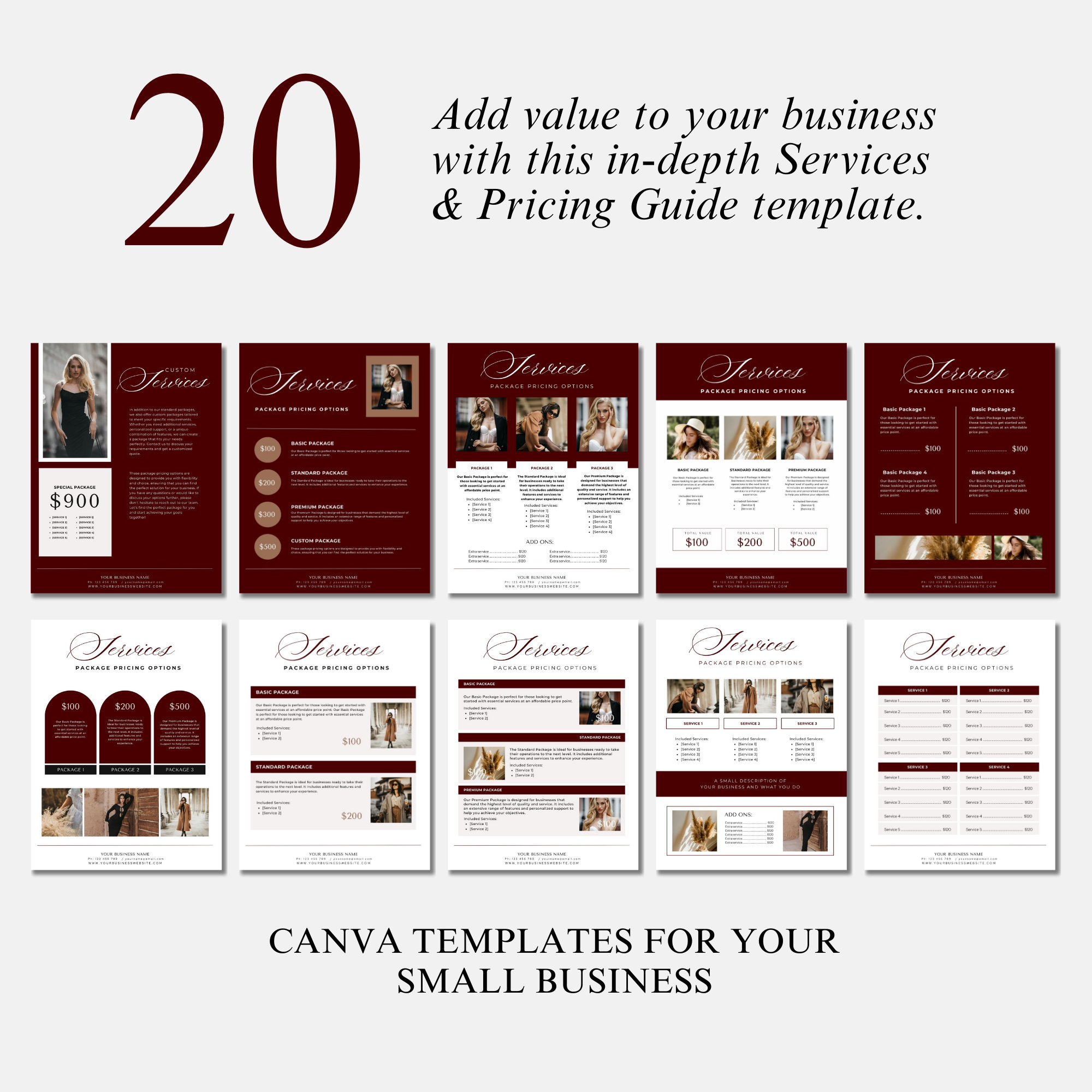 20 Editable Price List for Business Elegant Price List Template Price ...