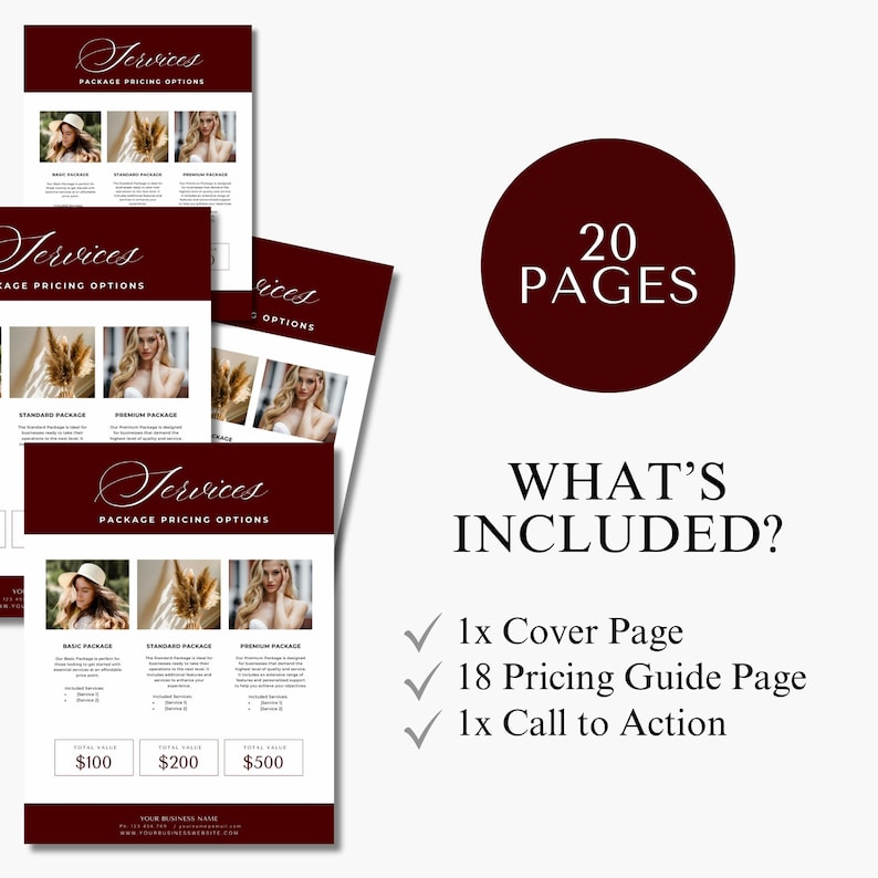 20 Editable Price List for Business Elegant Price List Template Price ...