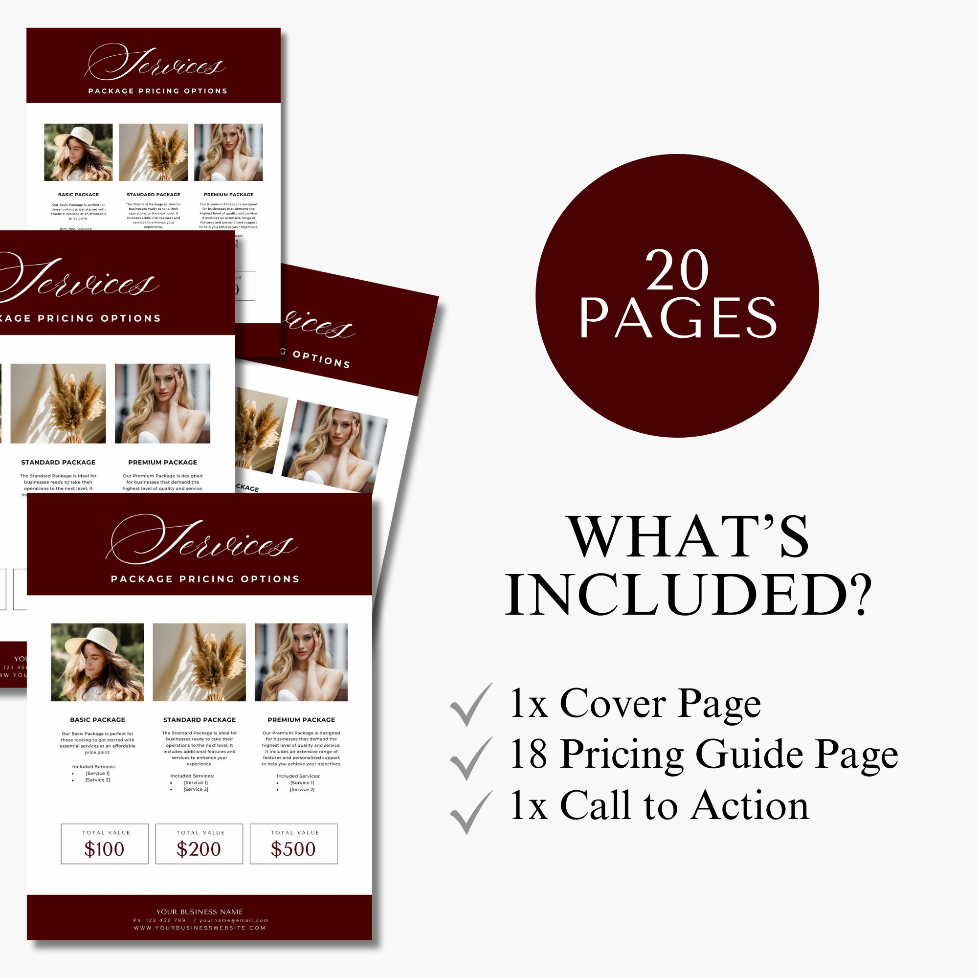 20 Editable Price List for Business Elegant Price List Template Price ...