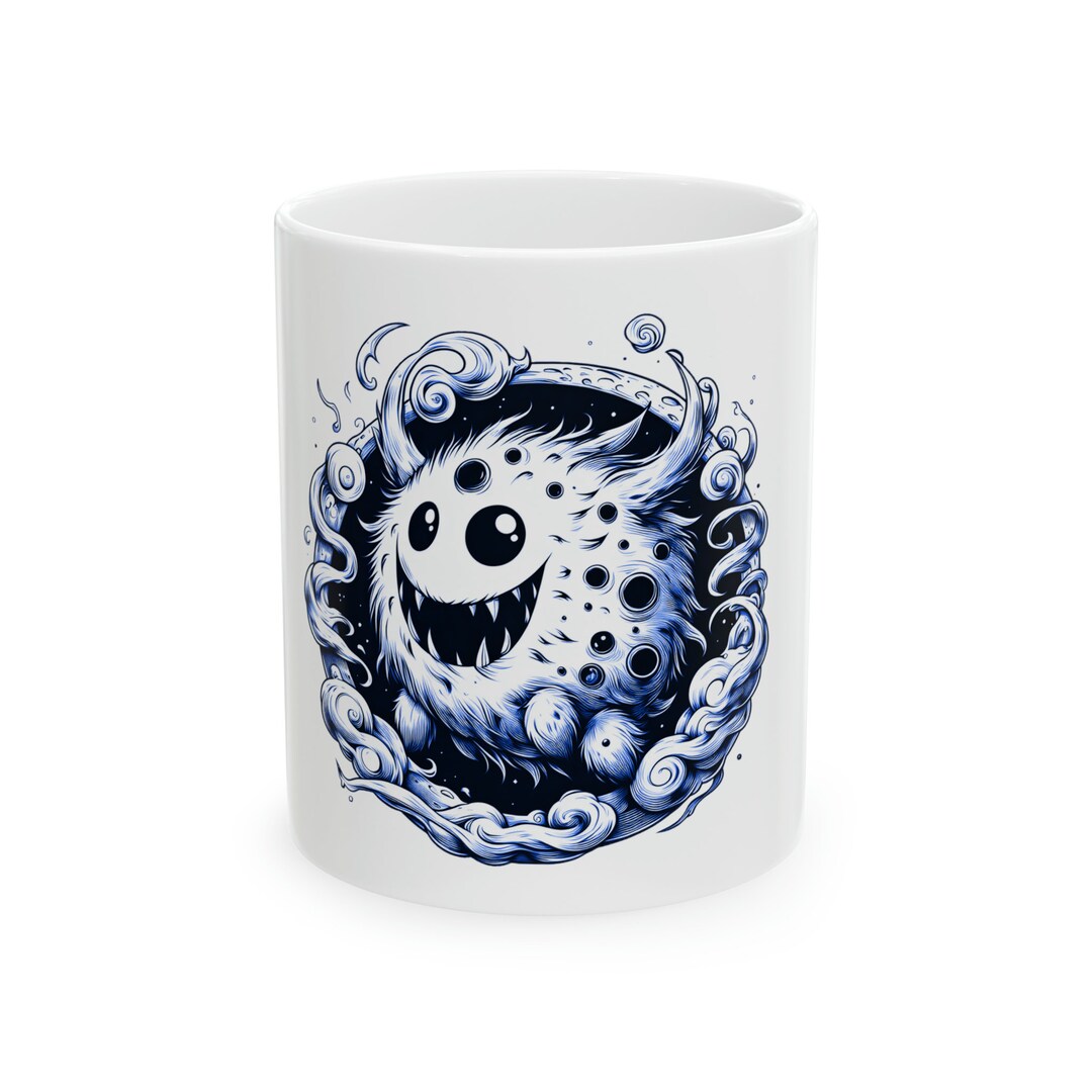 Be Very Afraid, Fantasy Evil Eyed Monster, Unique Gift Idea, Simple ...