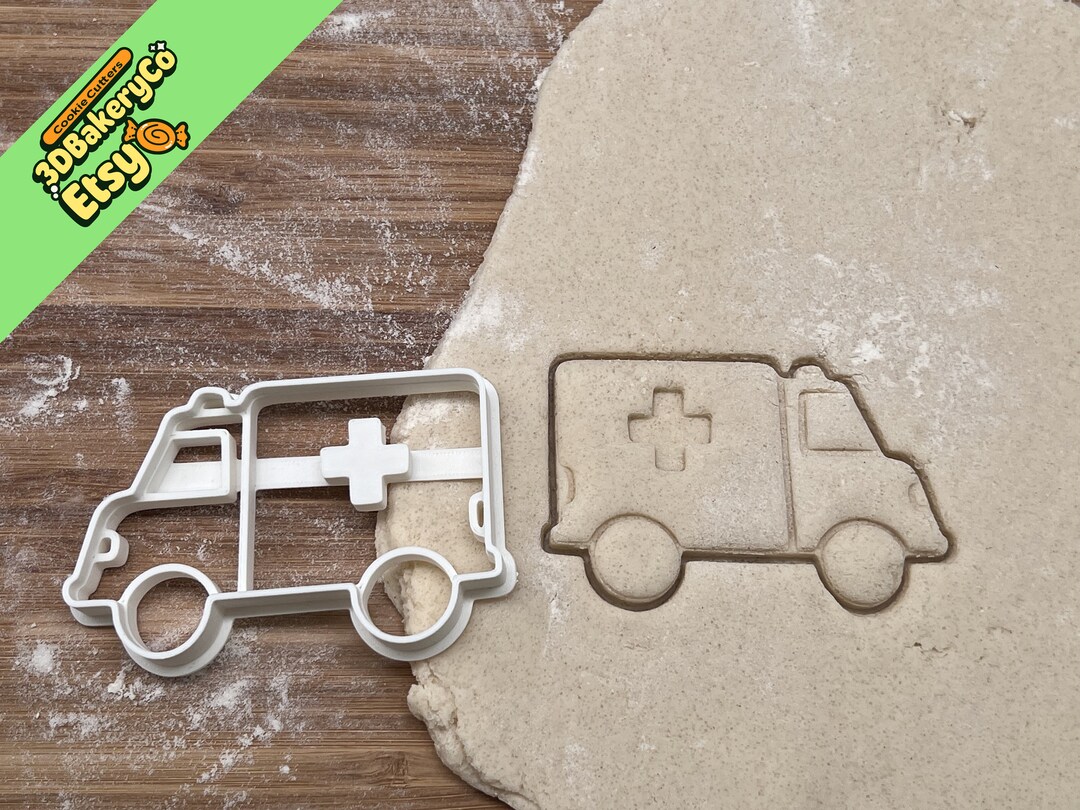 Cookie Cutter Ambulance Ambulance Cookie Cutters for Nurse - Etsy