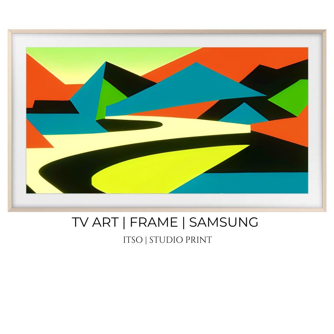Abstract Postmodern 80s Masterpiece | Modern Interior TV Art | Google ...