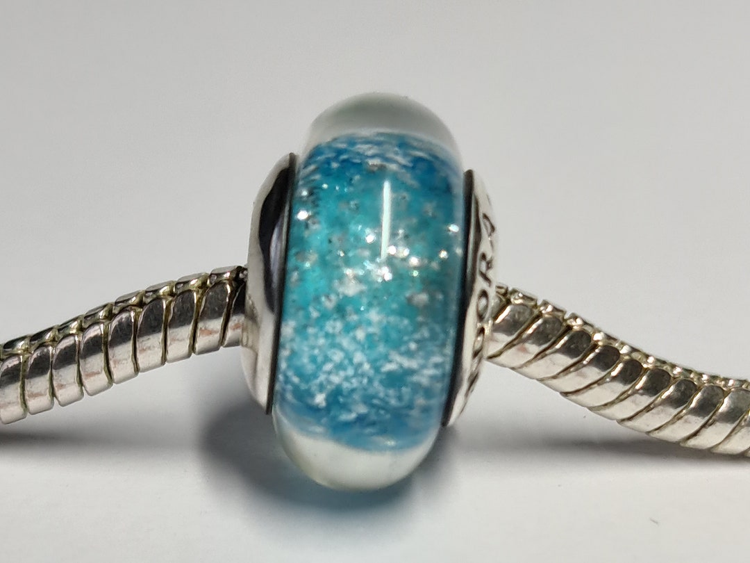 Pandora Disney Princess Elsa Murano Glass Charm 791644 - Etsy