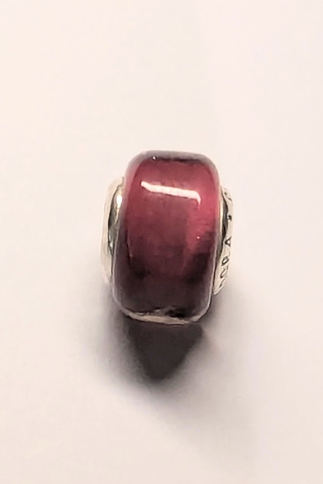 Pandora Pink Mini Murano Glass Charm 793107C00 - Etsy