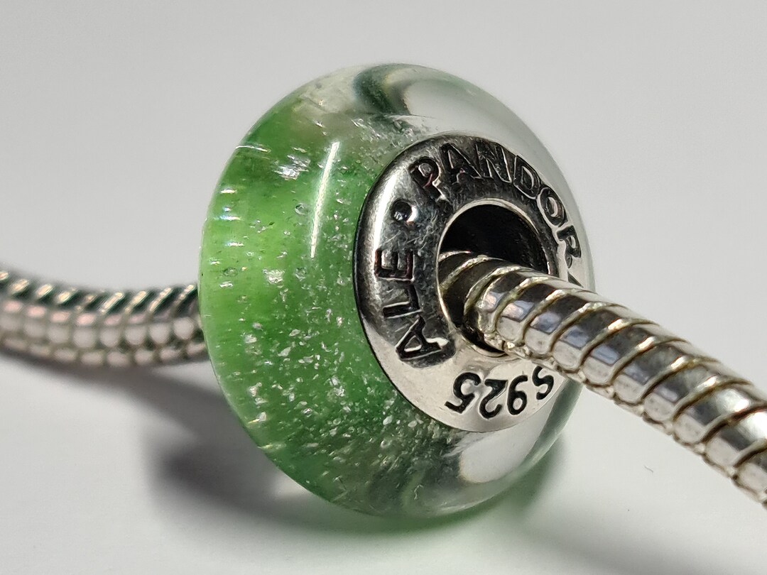 Pandora Disney Princess Tinkerbell Murano Glass Charm 791739 - Etsy