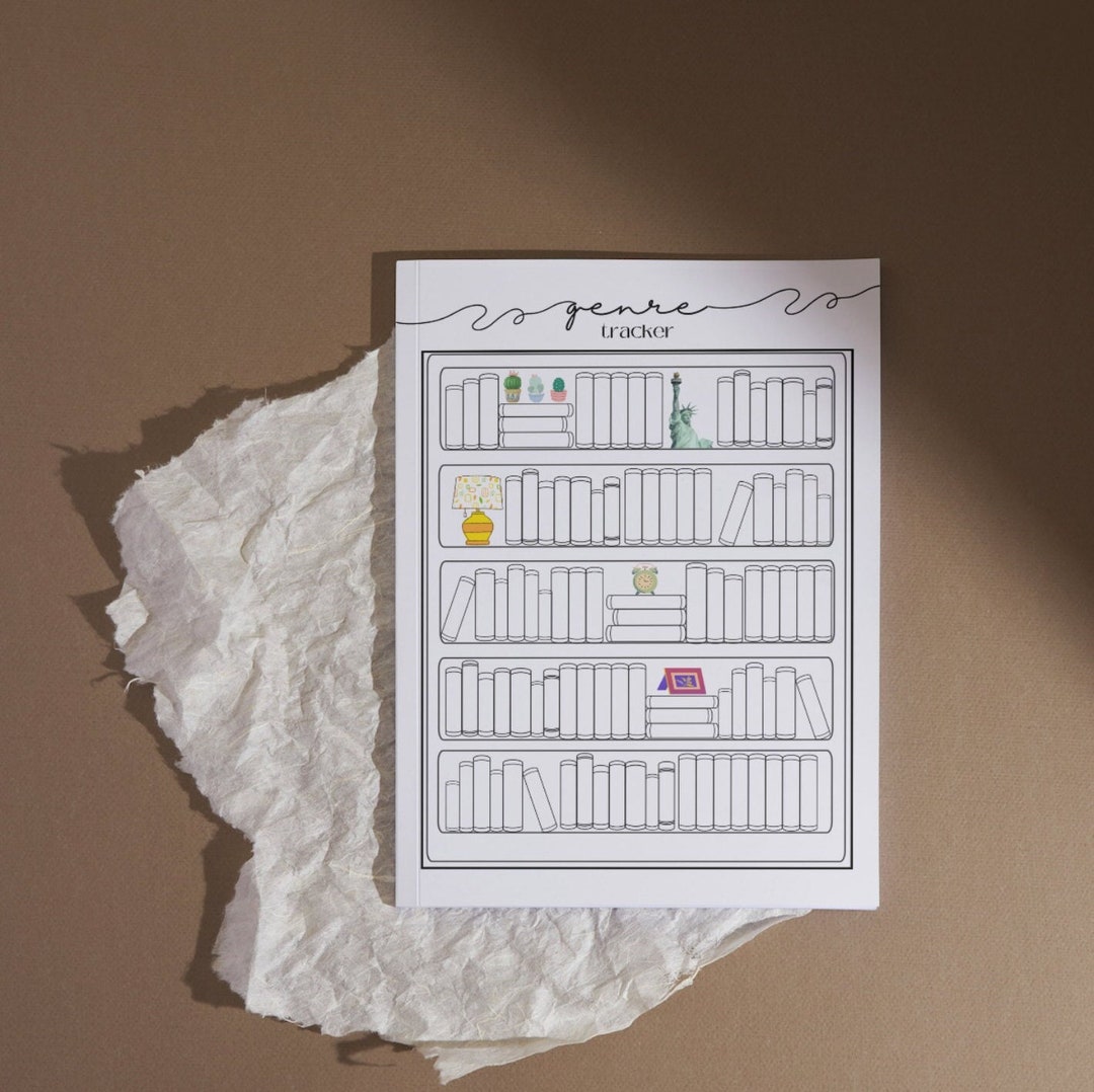 BOOK GENRE TRACKER - Etsy
