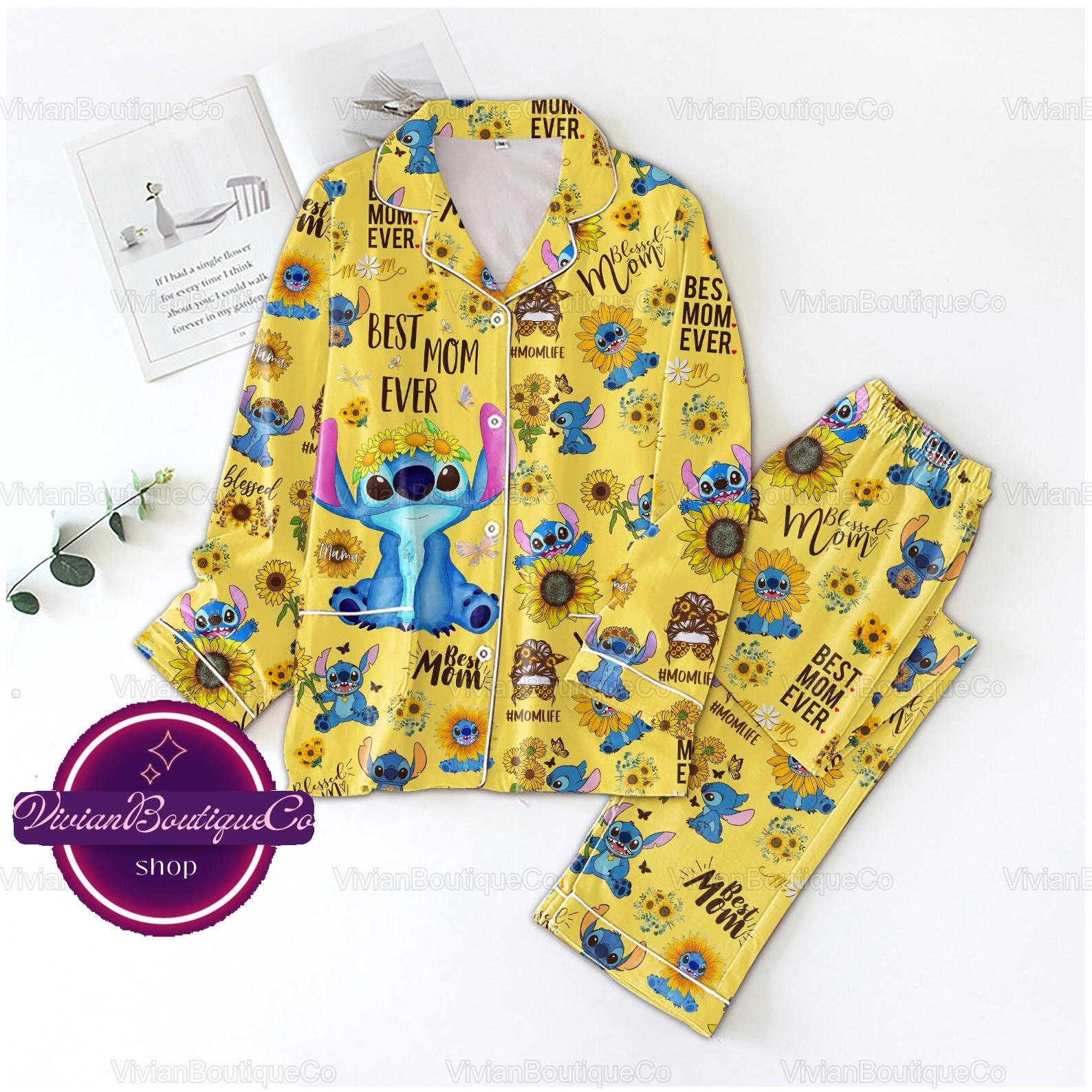 Christmas Stitch Pajamas, Stitch Pajamas Set, Stitch Pajamas, Funny ...