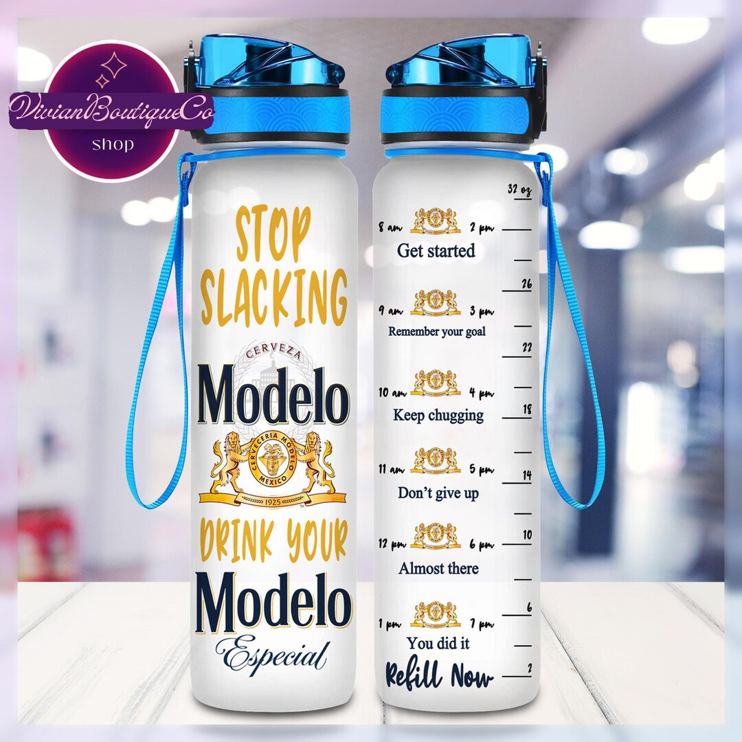 Modelo Water Tracker Bottle Modelo Water Bottle Modelo 32oz - Etsy