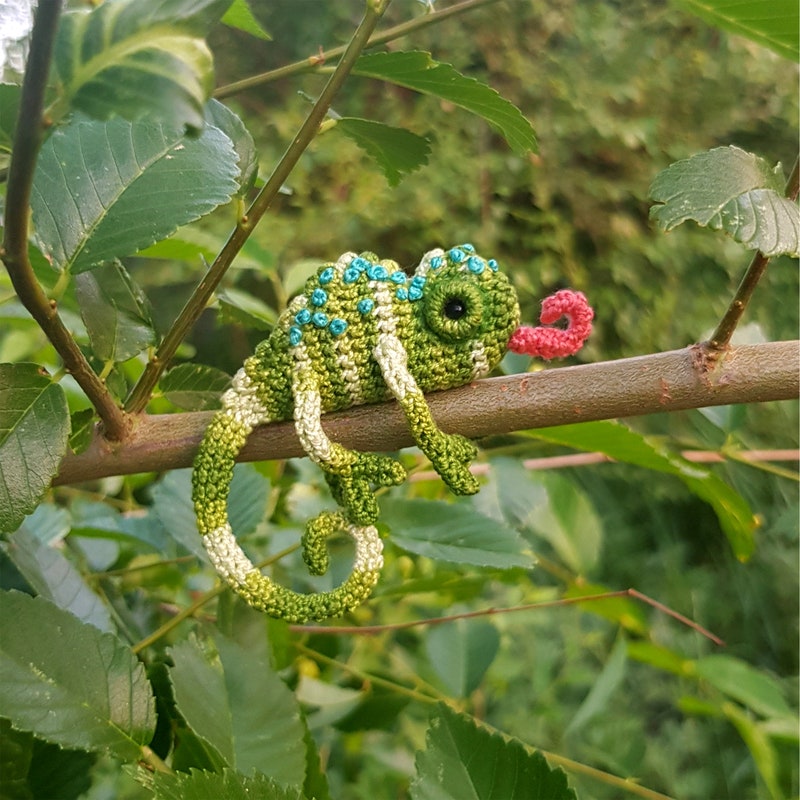 Crochet Chameleon Pattern - Etsy