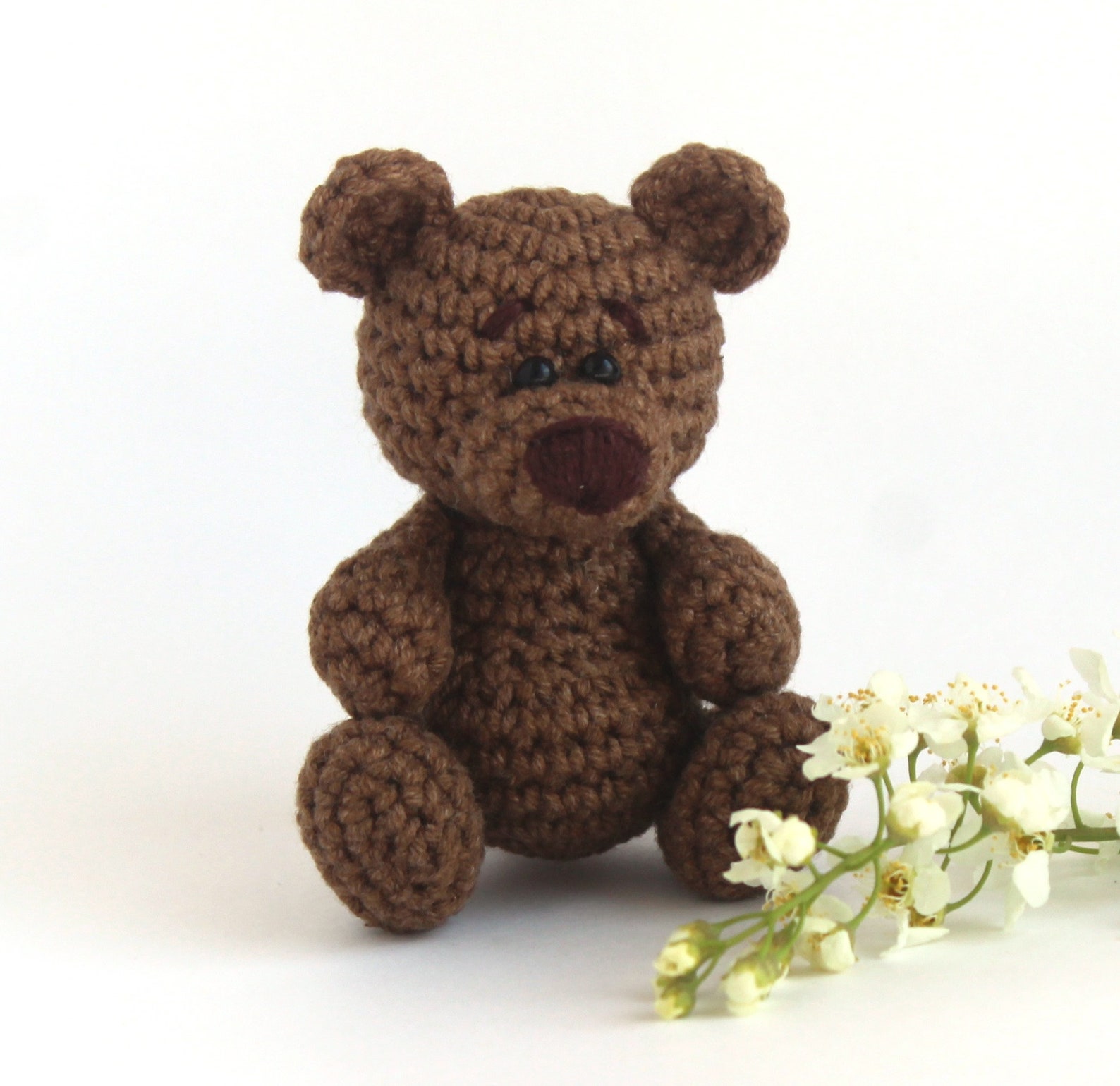 Patrón osito miniatura a crochet Patrón amigurumi osito de - Etsy España